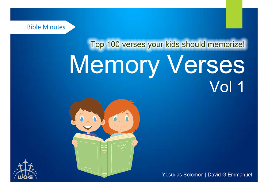 Download English Memory Verses for Kids from NIV Bible Volume 1 as PDF ...